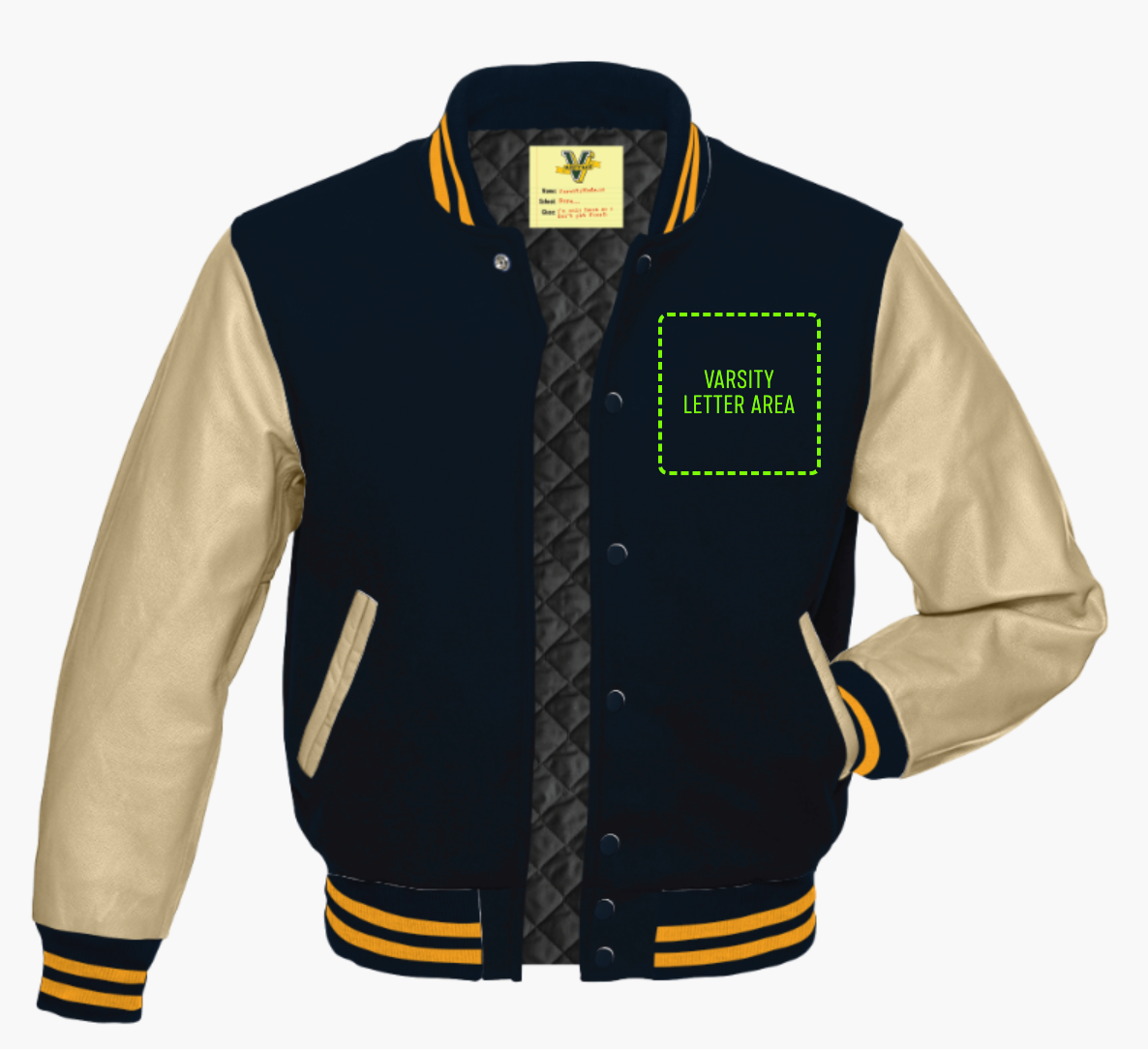 Varsity Made Milpitas High School CA Letterman Jacket