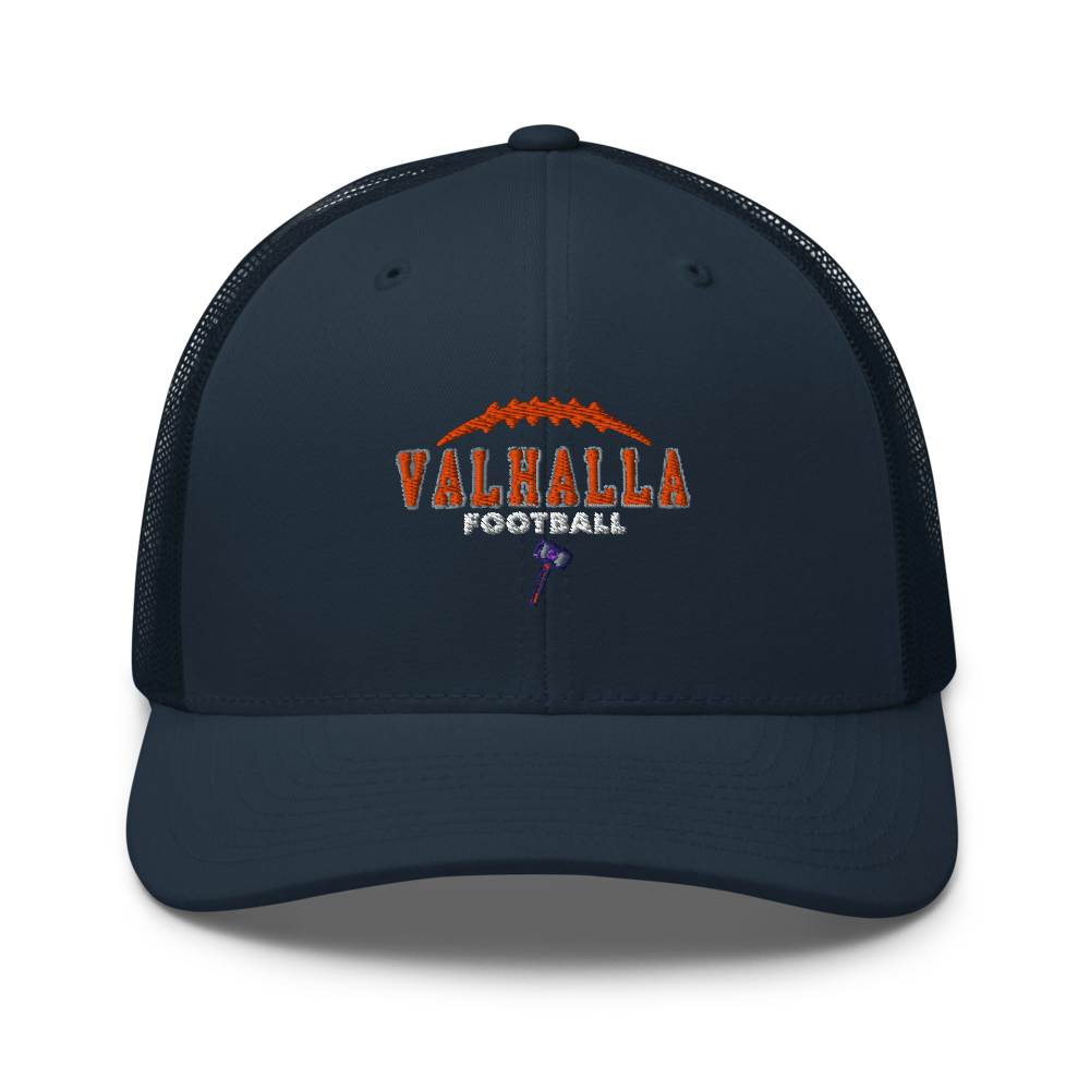 Valhalla High School Football Retro Trucker Hat – Varsity Made