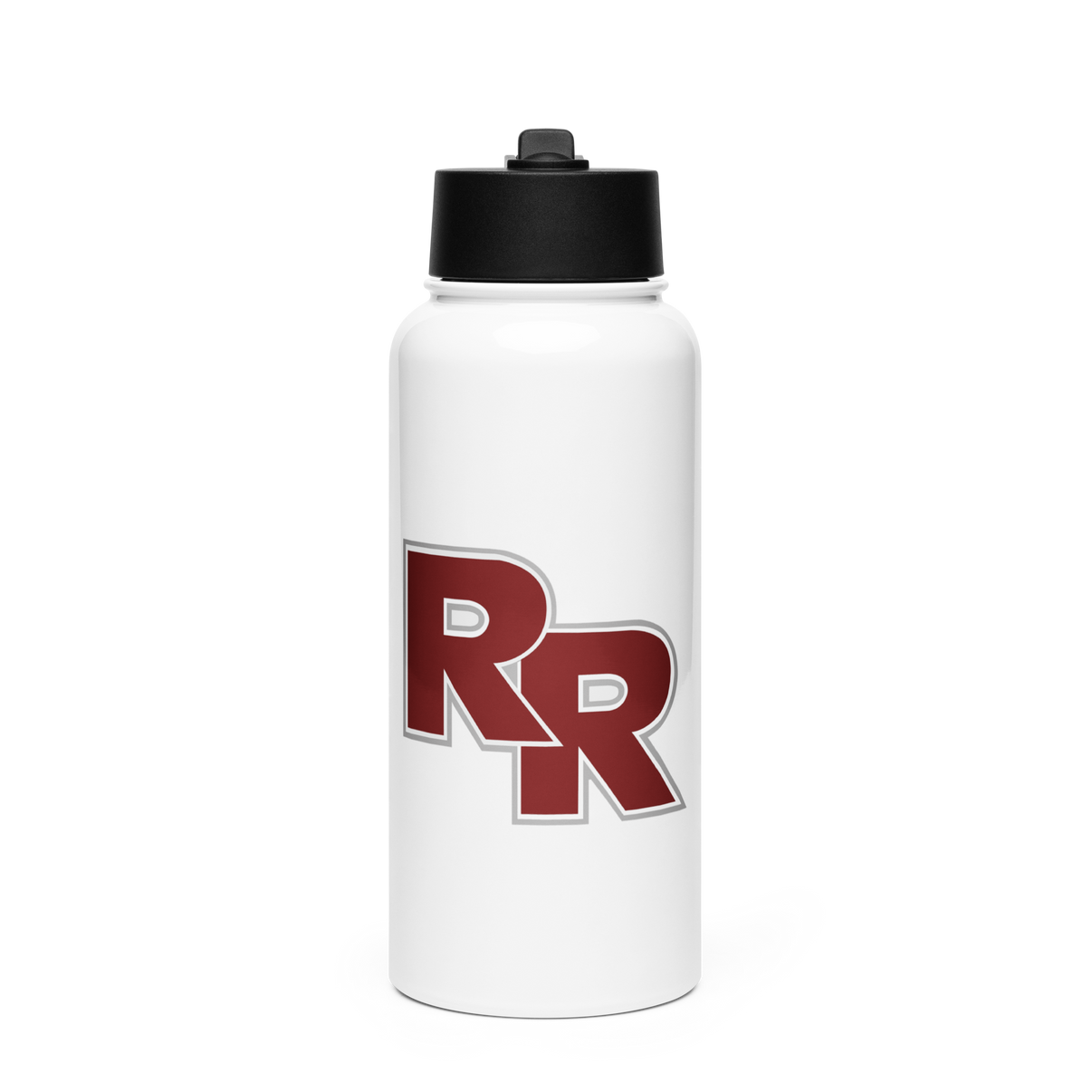Round Rock - Stainless steel water bottle with a straw lid – Varsity Made