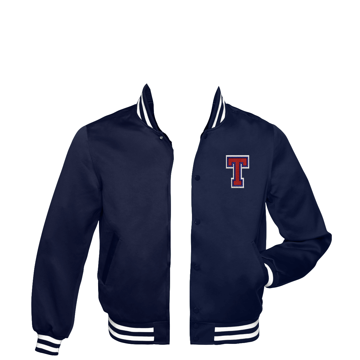 Varsity Made Tri City High School CA Bomber Jacket